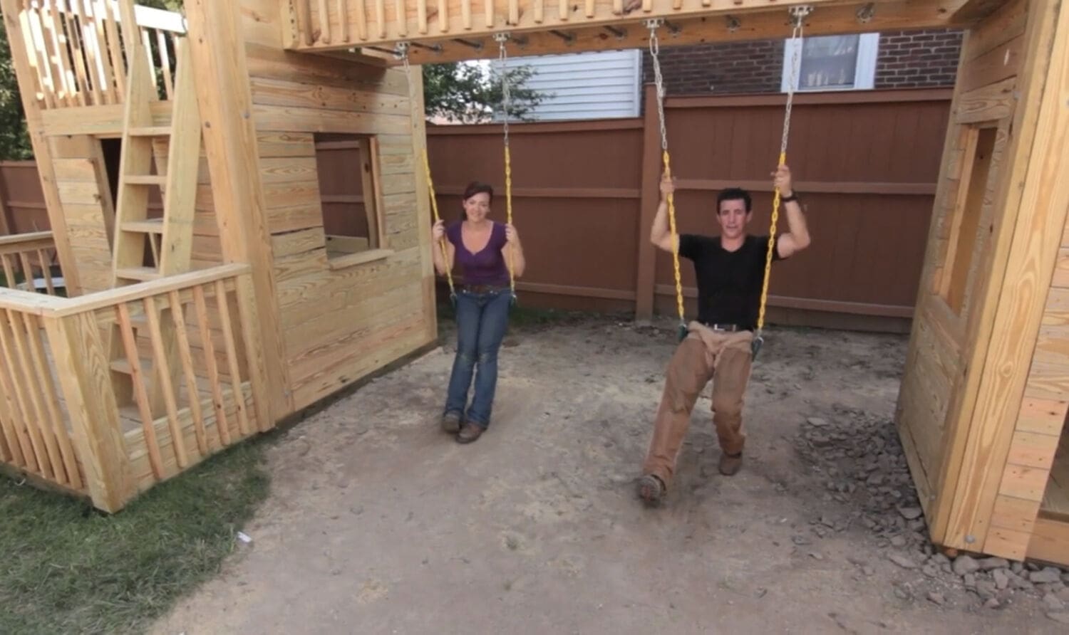 How to build a wood playset: free DIY playset plans