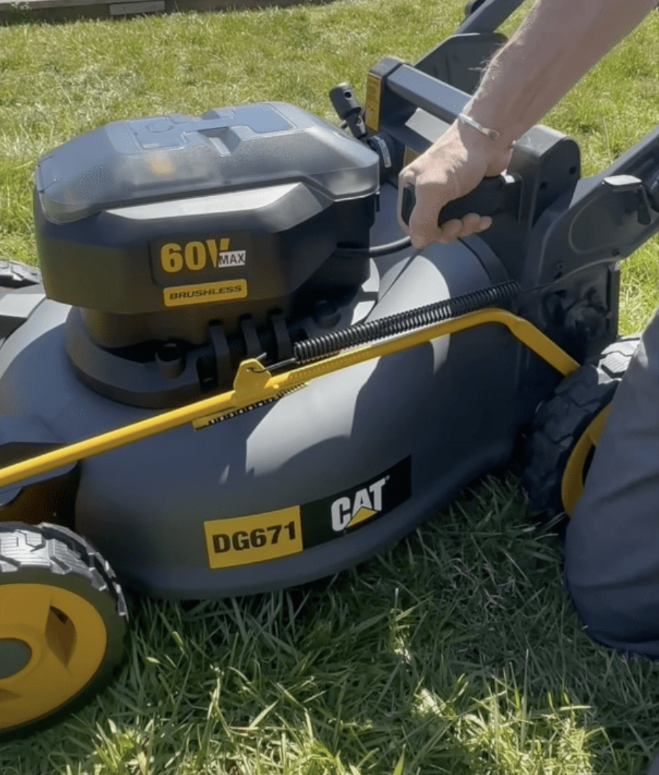 Tool Review: CAT 60V Walk-Behind Lawn Mower ‣ MyFixitUpLife