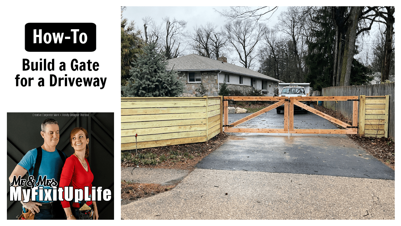 How To Build a Wood Driveway Gate